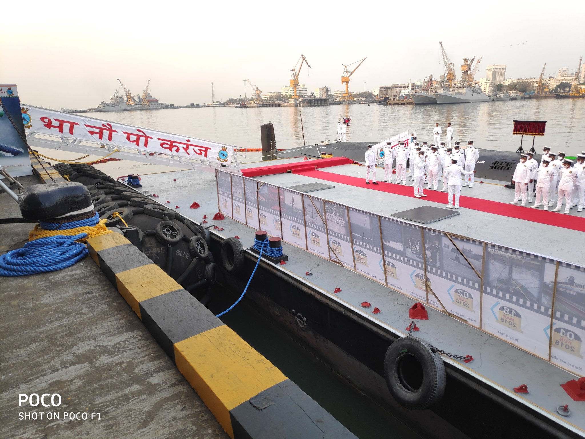 AAG_th บันทึกประจำวัน: อินเดียทำพิธีประจำการเรือดำน้ำชั้น Kalvari ลำที่ ...