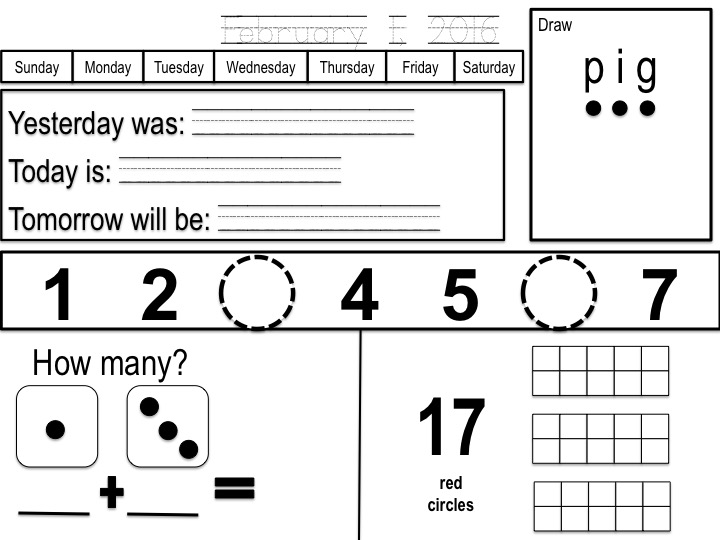 Three Cheers for First Grade: Differentiated Morning Work