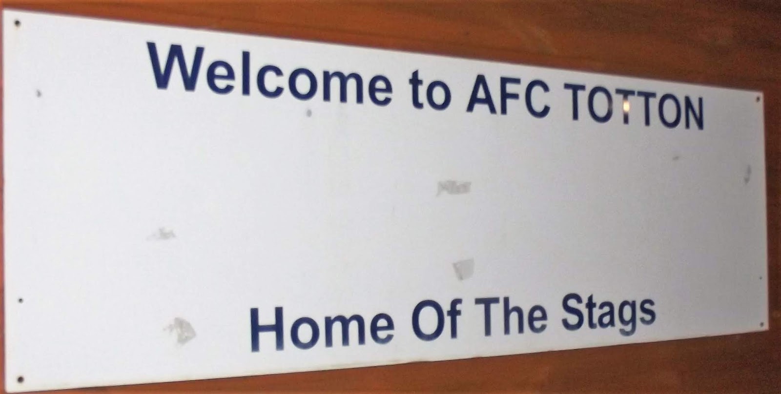 The Wycombe Wanderer: AFC Totton - Testwood Stadium