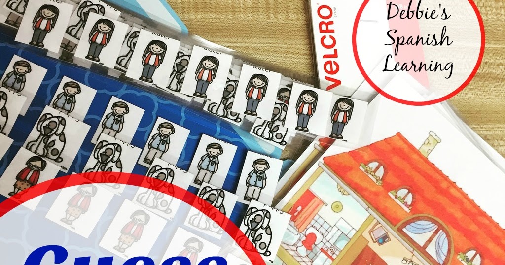 Debbie's Spanish Learning: Spanish File Folder Guessing Game