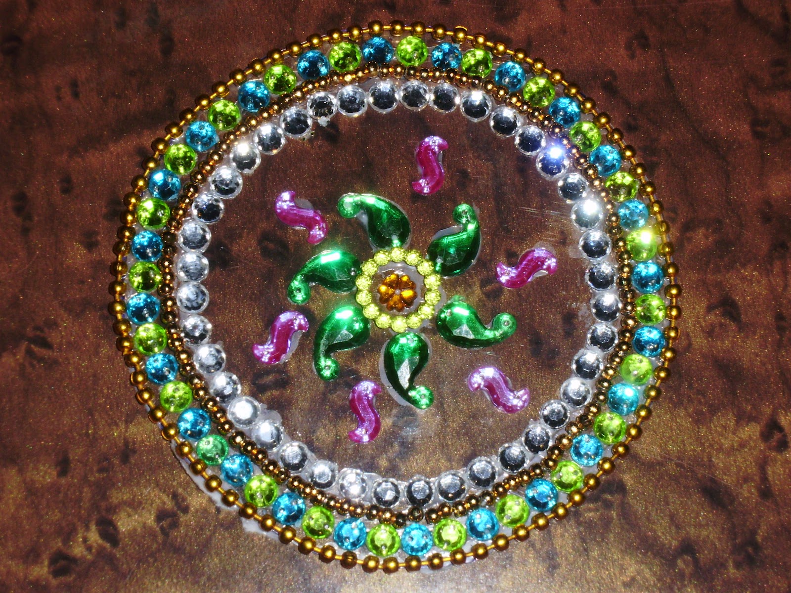 Mayur Arts and Crafts : Rearrangable and reusable Rangoli