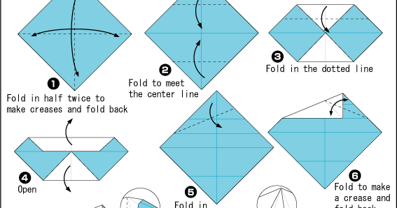 origami instructions for kids ~ easy arts and crafts