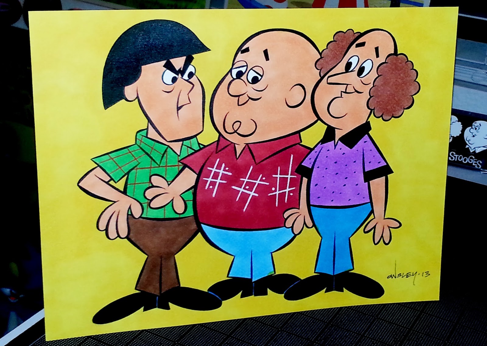 Patrick Owsley Cartoon Art and More!: STOOGES!
