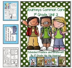 1st Grade Hip Hip Hooray!: Journeys Unit Three...Lessons and Word ...