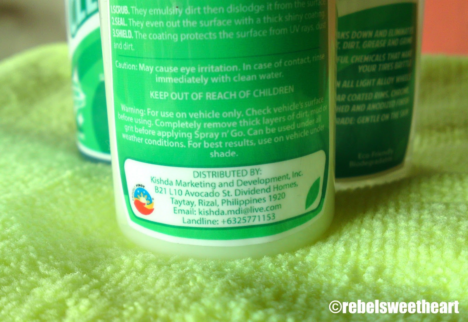 The Rebel Sweetheart.: Spotlight | Spray n' Go Waterless Car Cleaners.