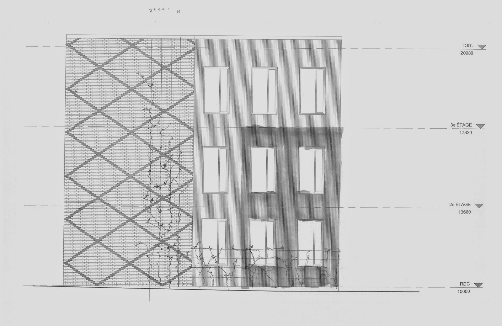 Ideas for Brick Architecture: Stretcher Bond Patterns for Brick facing ...