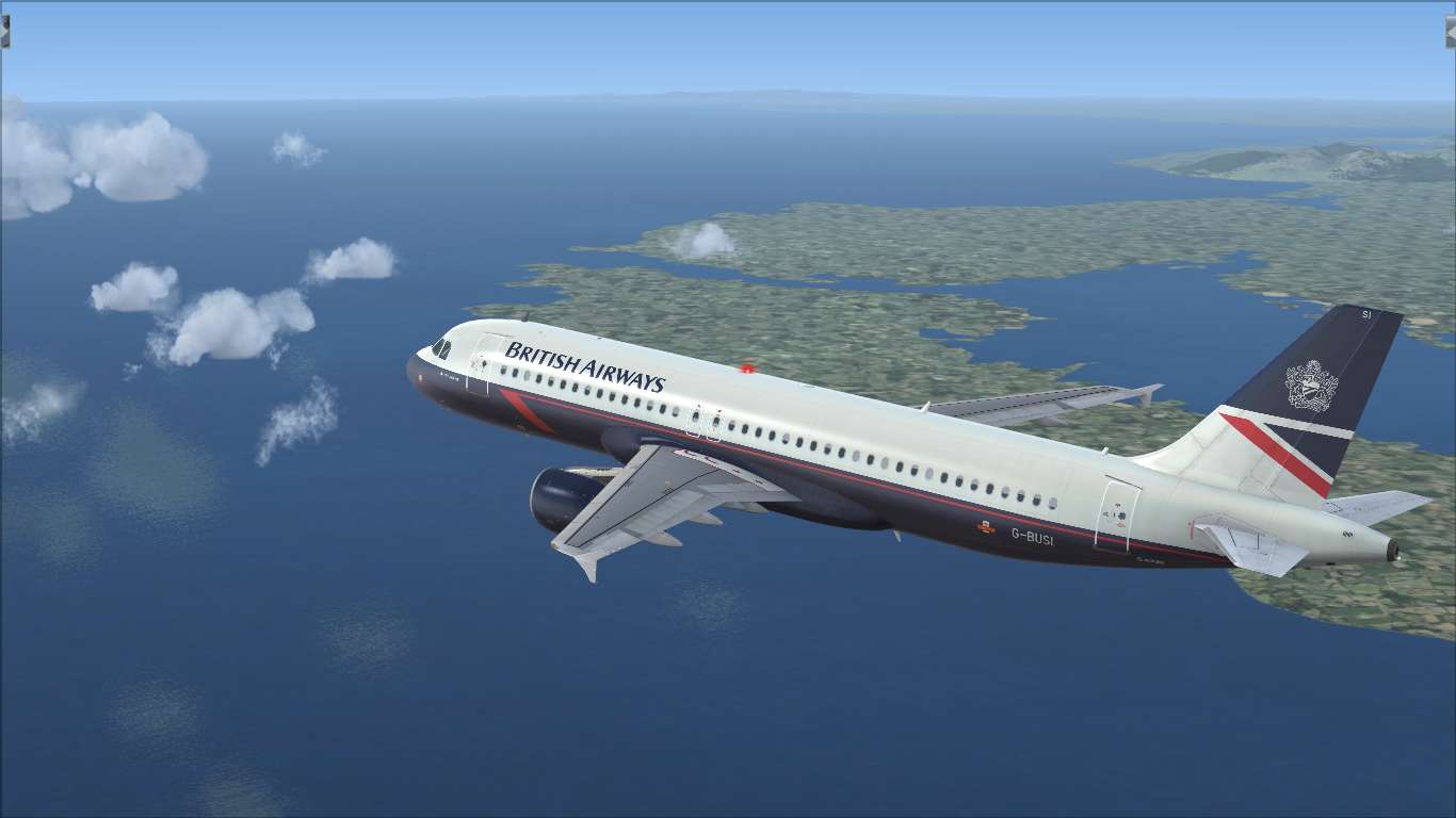 Texturas Brasileiras: British Airways OC Airbus A320 G-BUSI