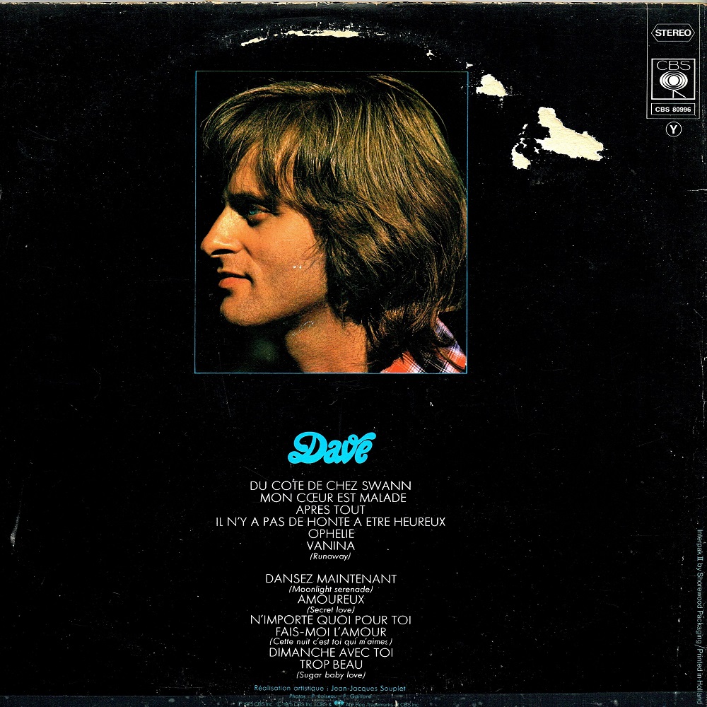 Dave - Dave (1975) - Lp ~ naald op de groef