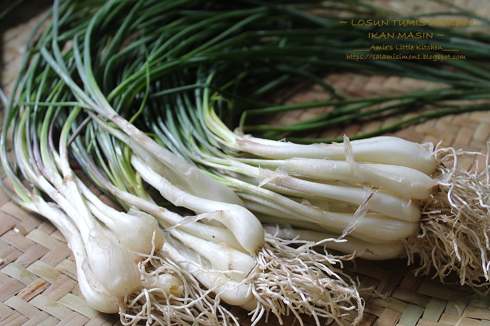 Sayur Losun Tumis dengan Ikan Masin - Amie's Little Kitchen