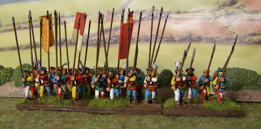 Madaxeman's Wargames Blog: Blue Moon Swiss Pikemen