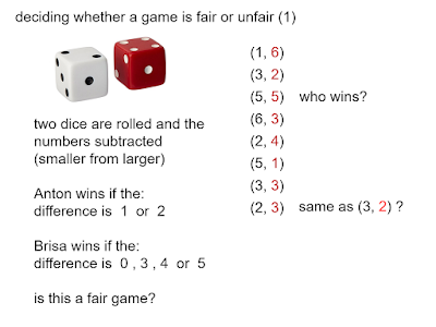 MEDIAN Don Steward mathematics teaching: 2 dice, 2 way tables