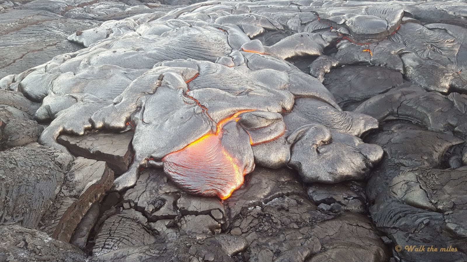 Walk the miles: Lava flood