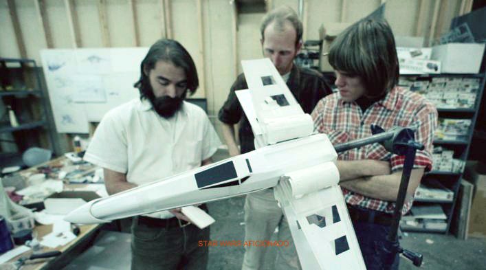 STAR WARS AFICIONADO WEBSITE: ILM CLASSIC IMAGE: AN X-WING MADE REALITY!