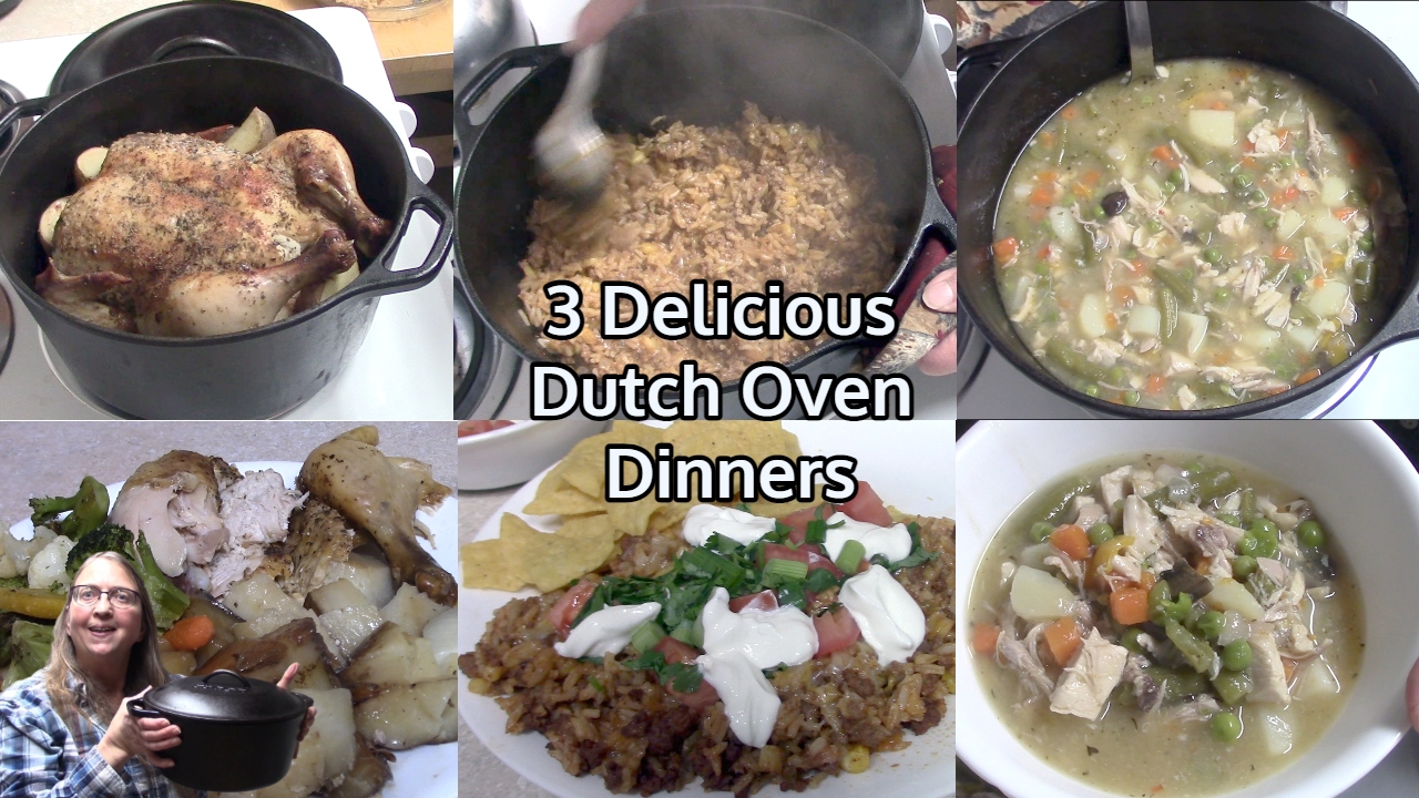 Delicious and Simple! 3 Dutch Oven Dinners
