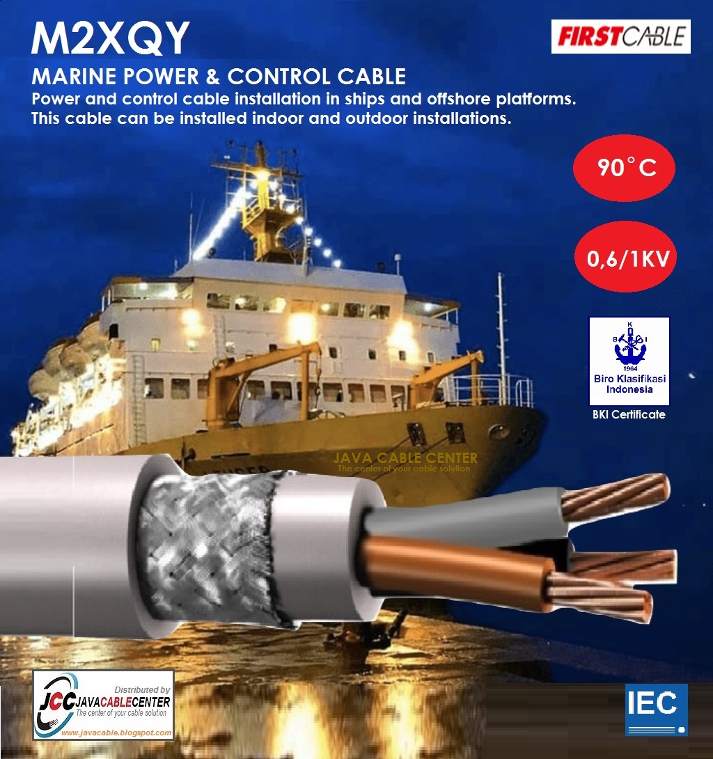 JAVA CABLE CENTER: M2XQY MARINE & SHIPBOARD CABLE 0,6/1kv BKI Approved
