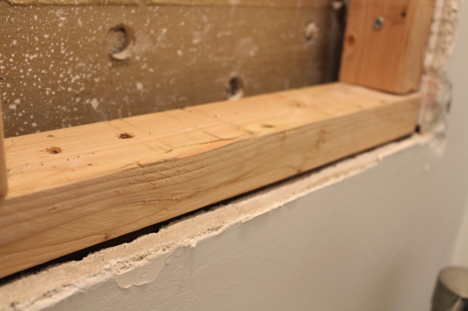 Life On Elizabeth: How to Close a Large Opening in Your Wall