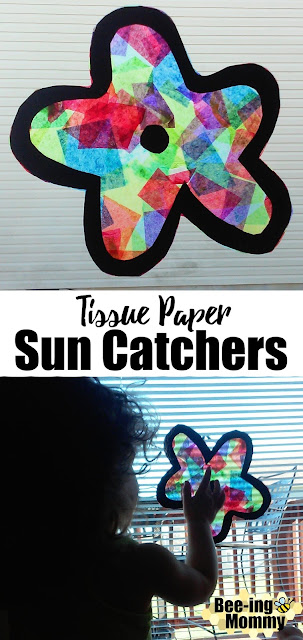 Tissue Paper Sun Catcher