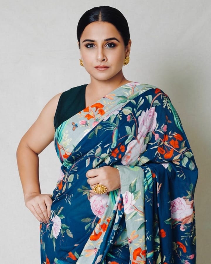 Vidya Balan in saree model photoshoot