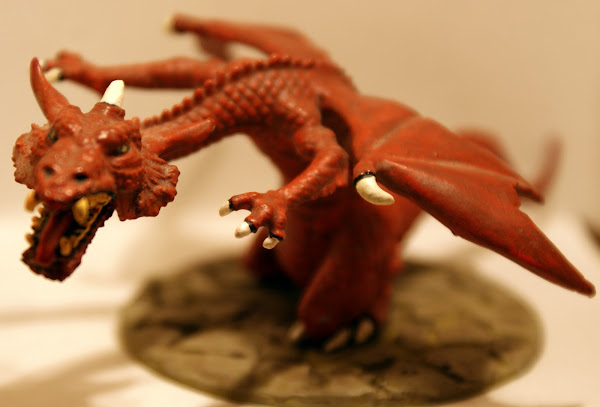 Otherworld Miniatures and an old red dragon