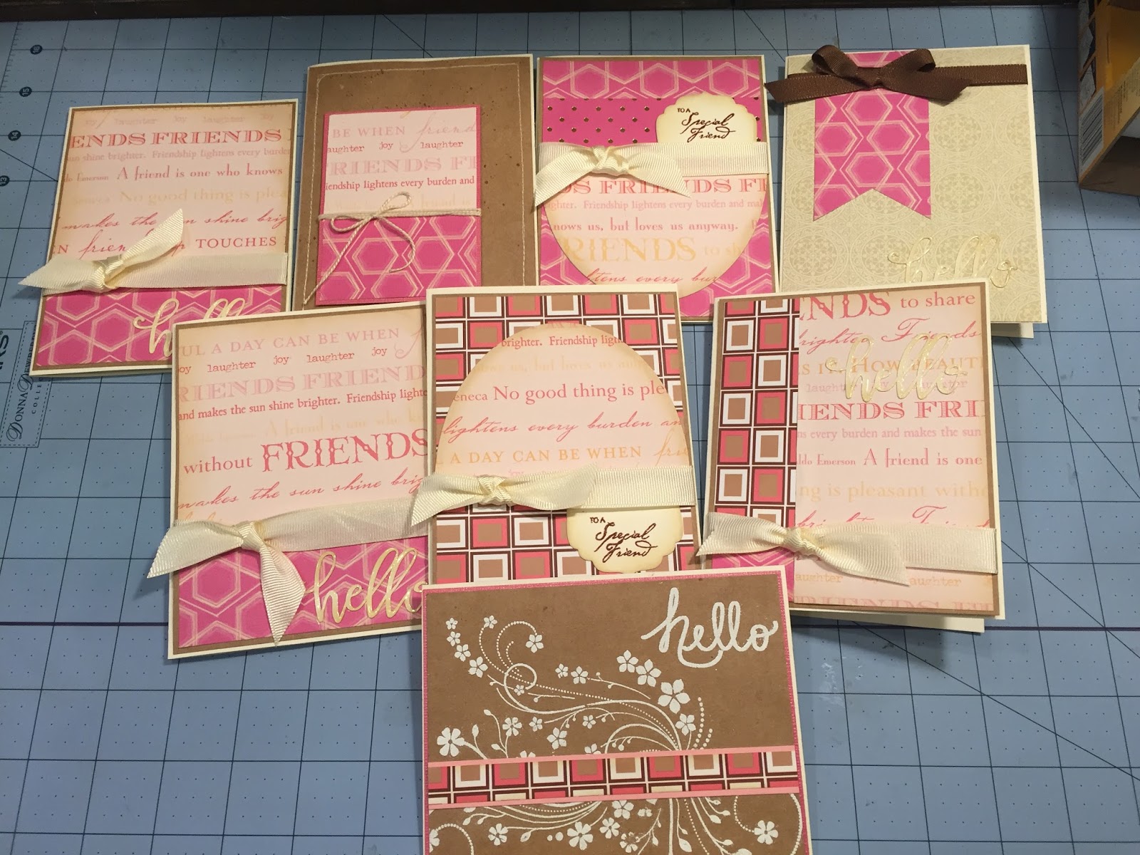Paperdolls Scrapping: Hello Friend - Scrap Cards