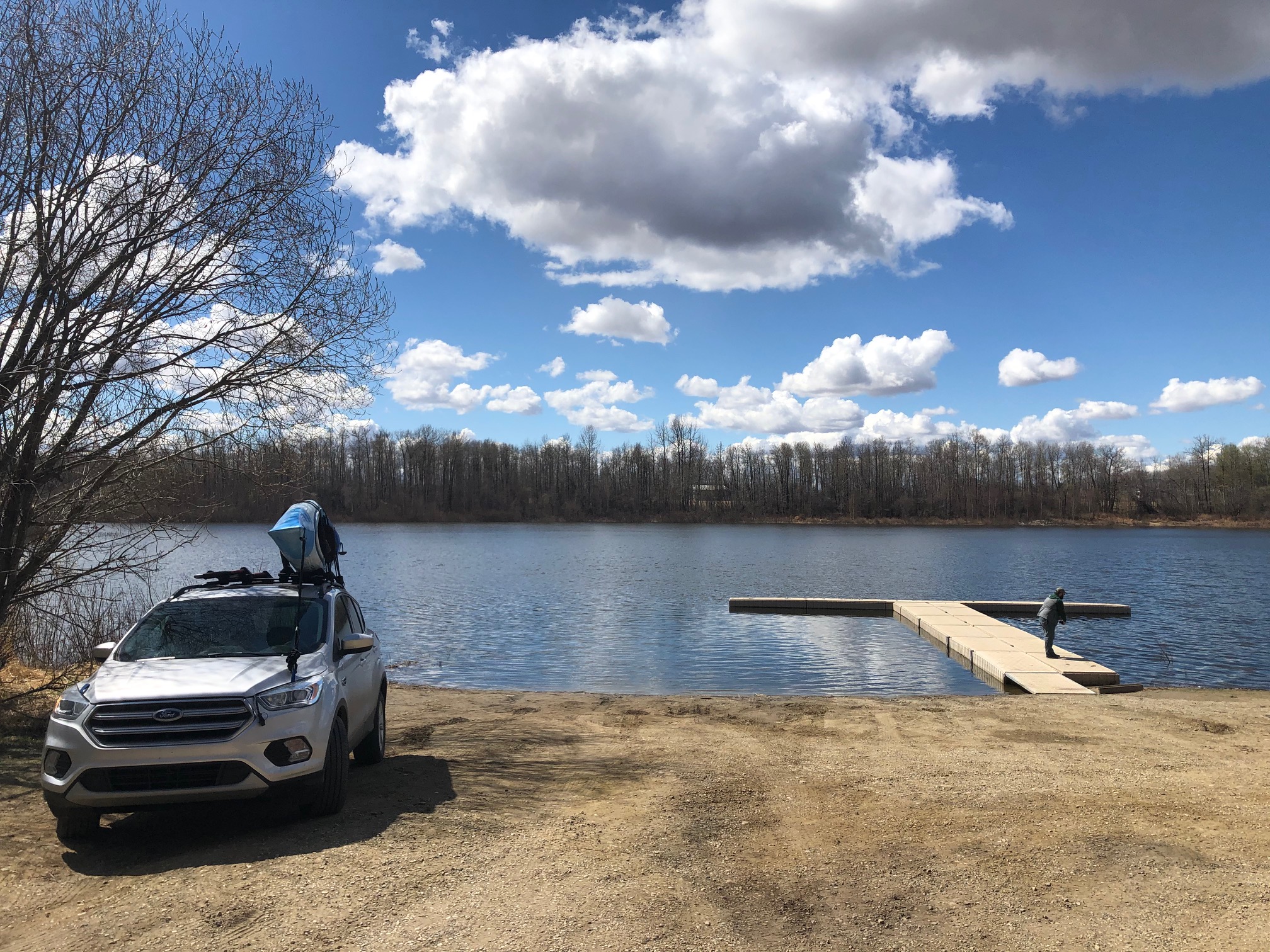 Canoeing Around Edmonton, Alberta, Canada: Muir Lake