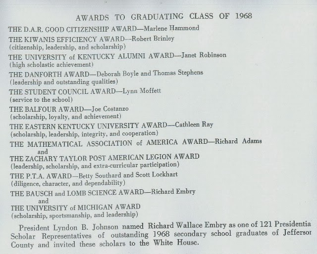 Eastern High School, Class of 1968: Eastern High School, Class of '68 ...