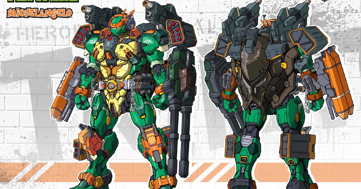 Snap Design x Heat Boys Teenage Mutant Ninja Turtles Mecha Coming