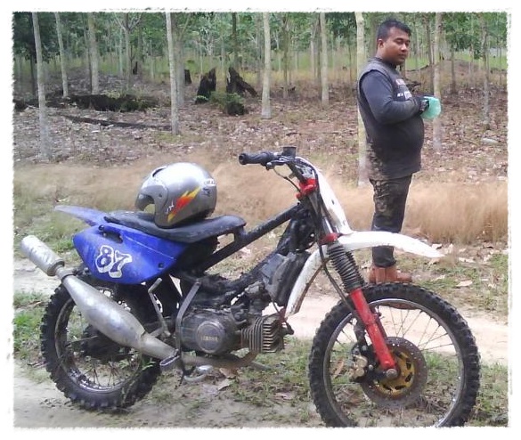 Gambar Motor Modifikasi: Gambar Motor Poswan Menjadi Trail