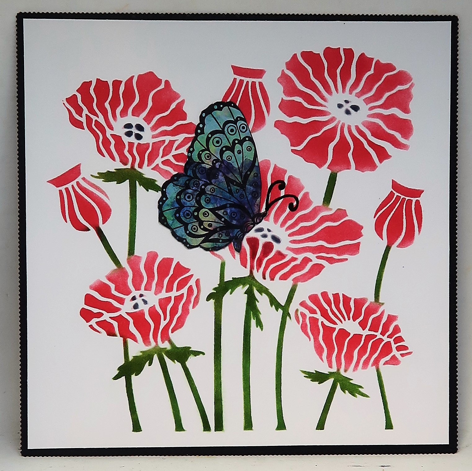 Sarah's Craft Shed: Another Clean and Simple Leaver's Card