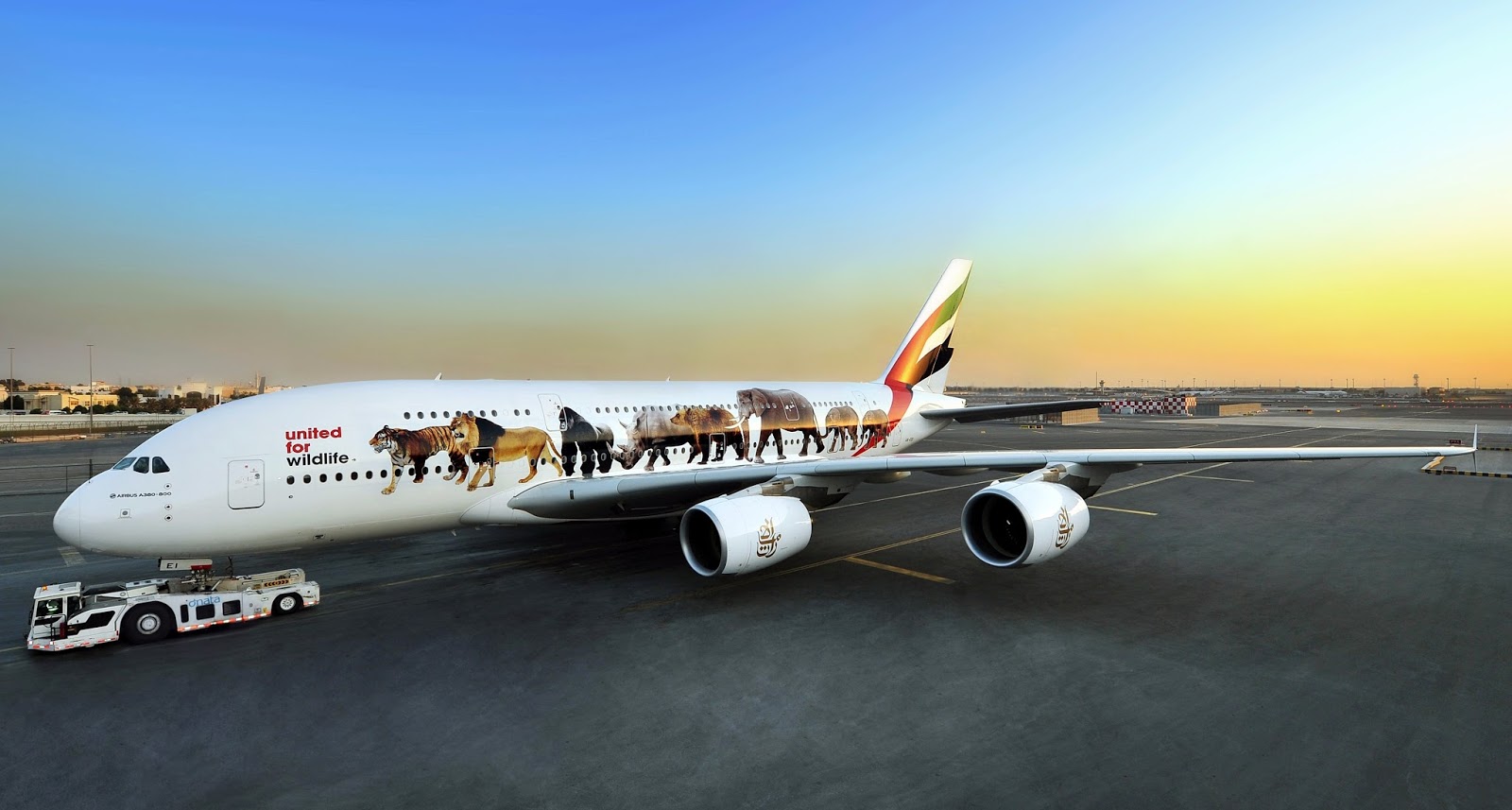 Emirates Airbus A380-800 Wildlife Special Livery - Aircraft Wallpaper ...