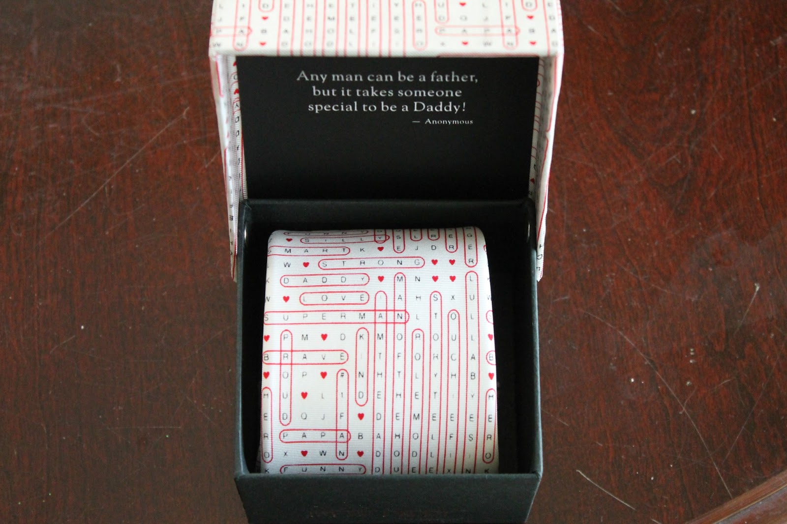 Daddy Waddy Weeviews: DaddyScrubs 100% Silk Word Search Daddy Tie ...