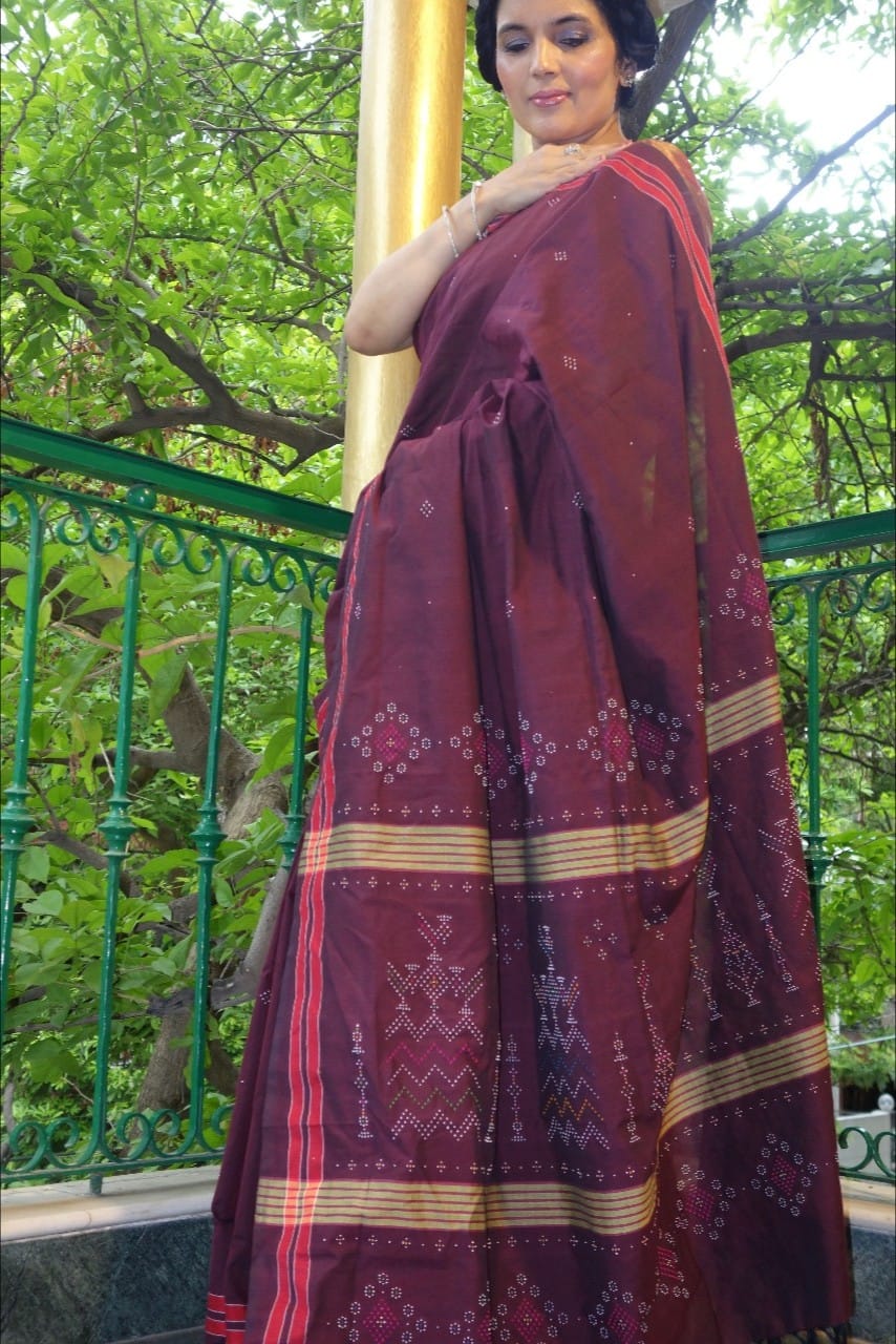 Sohum Sutras: Tangaliya Saree