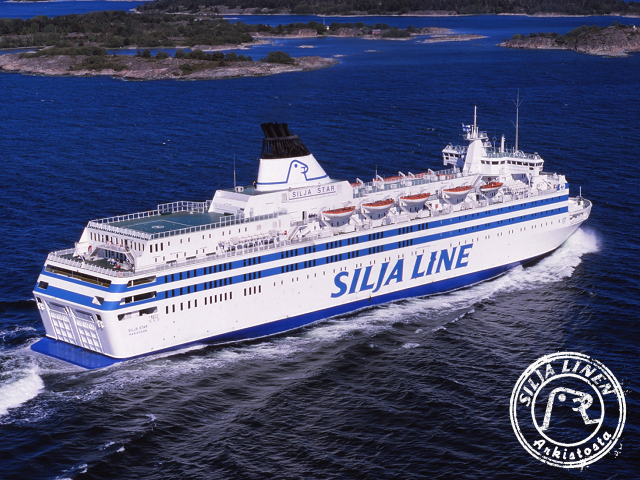 Merellä @ www.valkeatlaivat.net : Siljan Turun laivat - m/s Silja Star