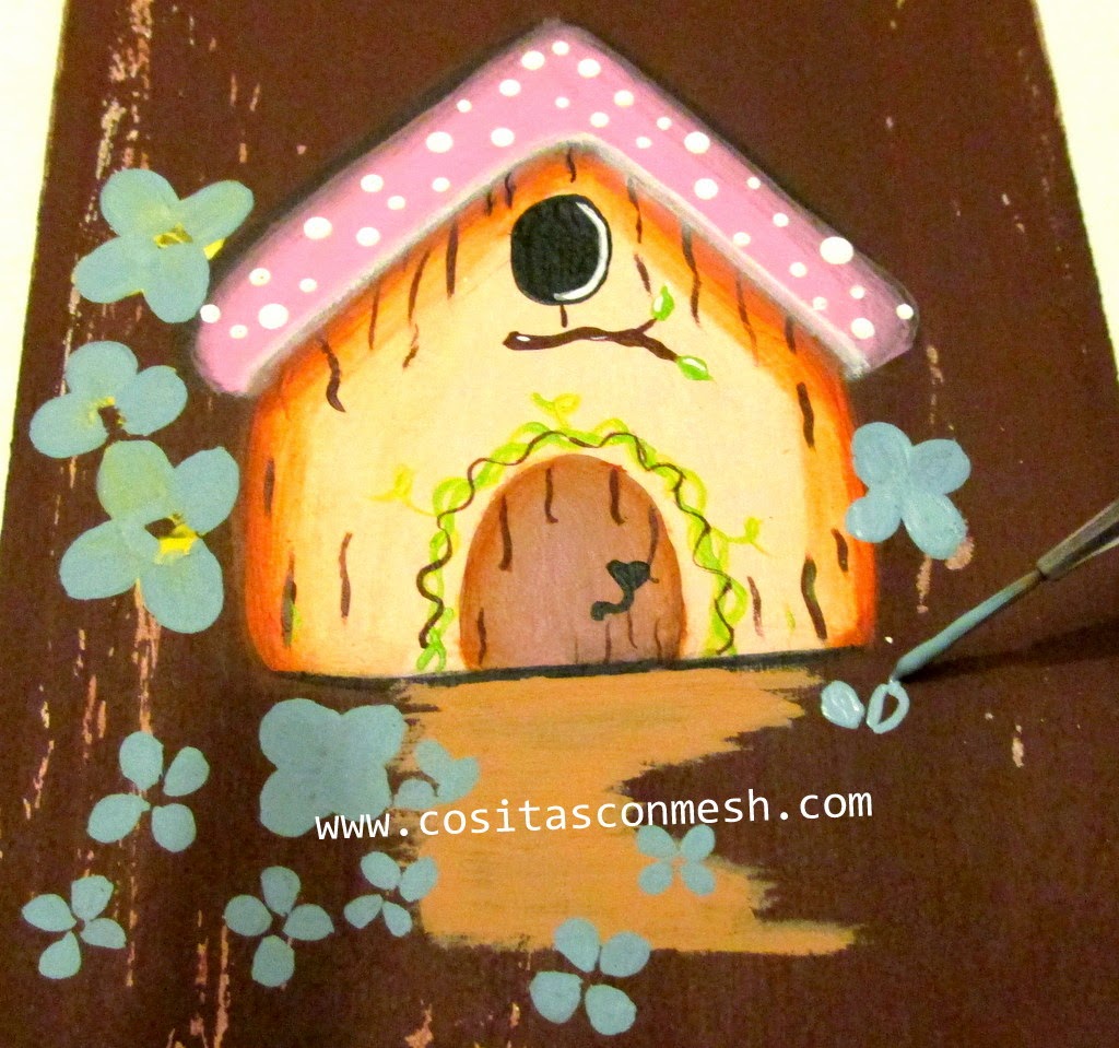 Cómo pintar en madera un dibujo ~ cositasconmesh