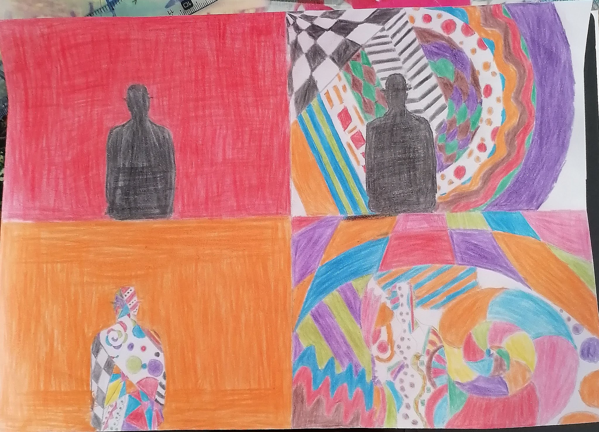 Profesora Mónica Villalba: 1º Fondo - Figura Simple - Complejo