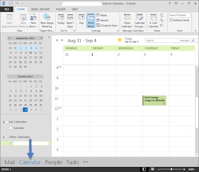 Eyonic Systems: Using Search to Find Calendar Items in Outlook