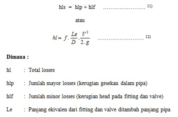 Belajar lewat tutorial: Head Tekanan Lanjutan Head Pompa