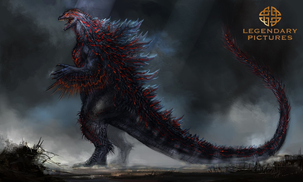 Godzilla La Leyenda: Godzilla 2014 Concept Art.