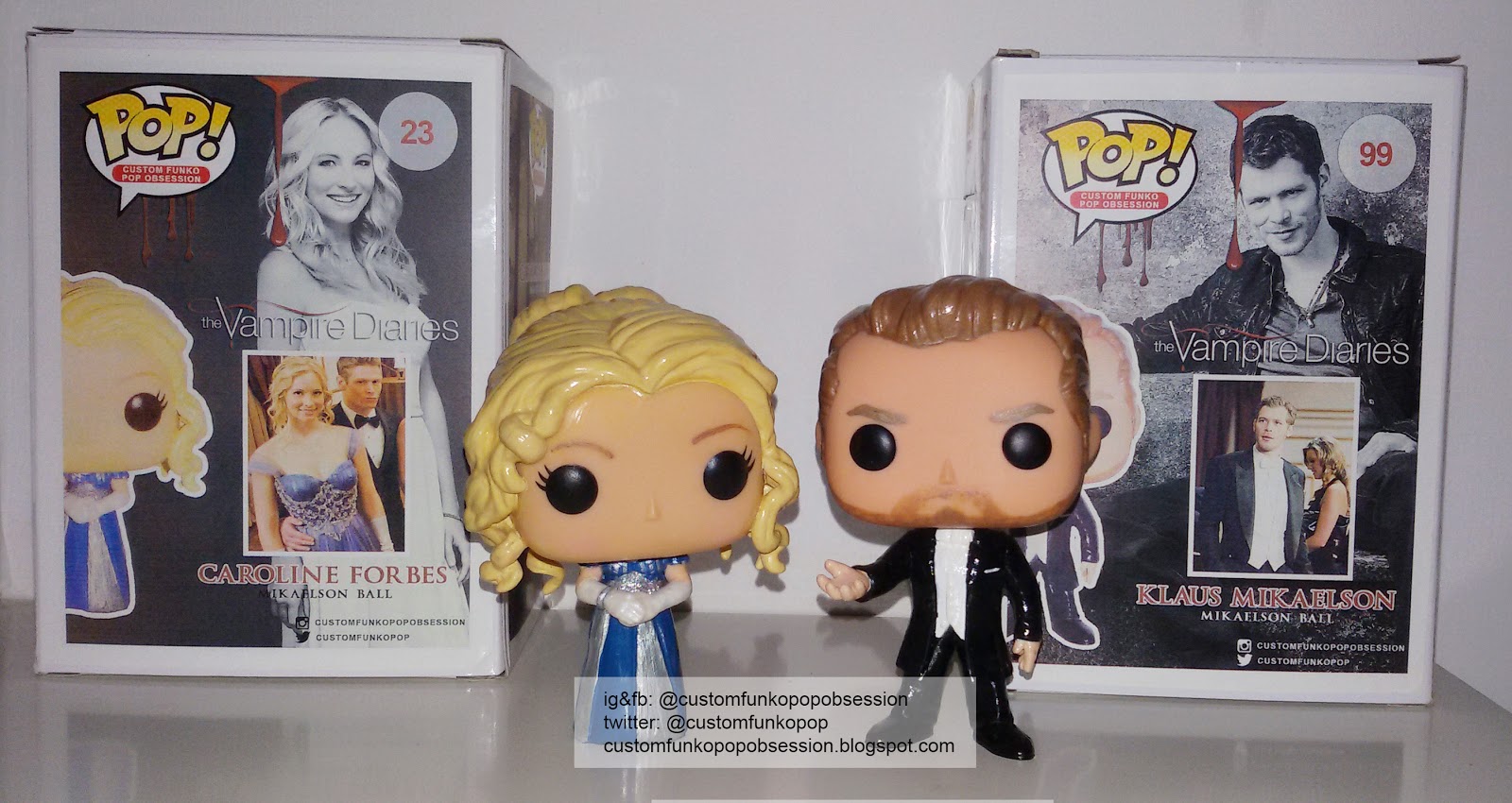 The Vampire Diaries - Klaroline Custom Funko Pop