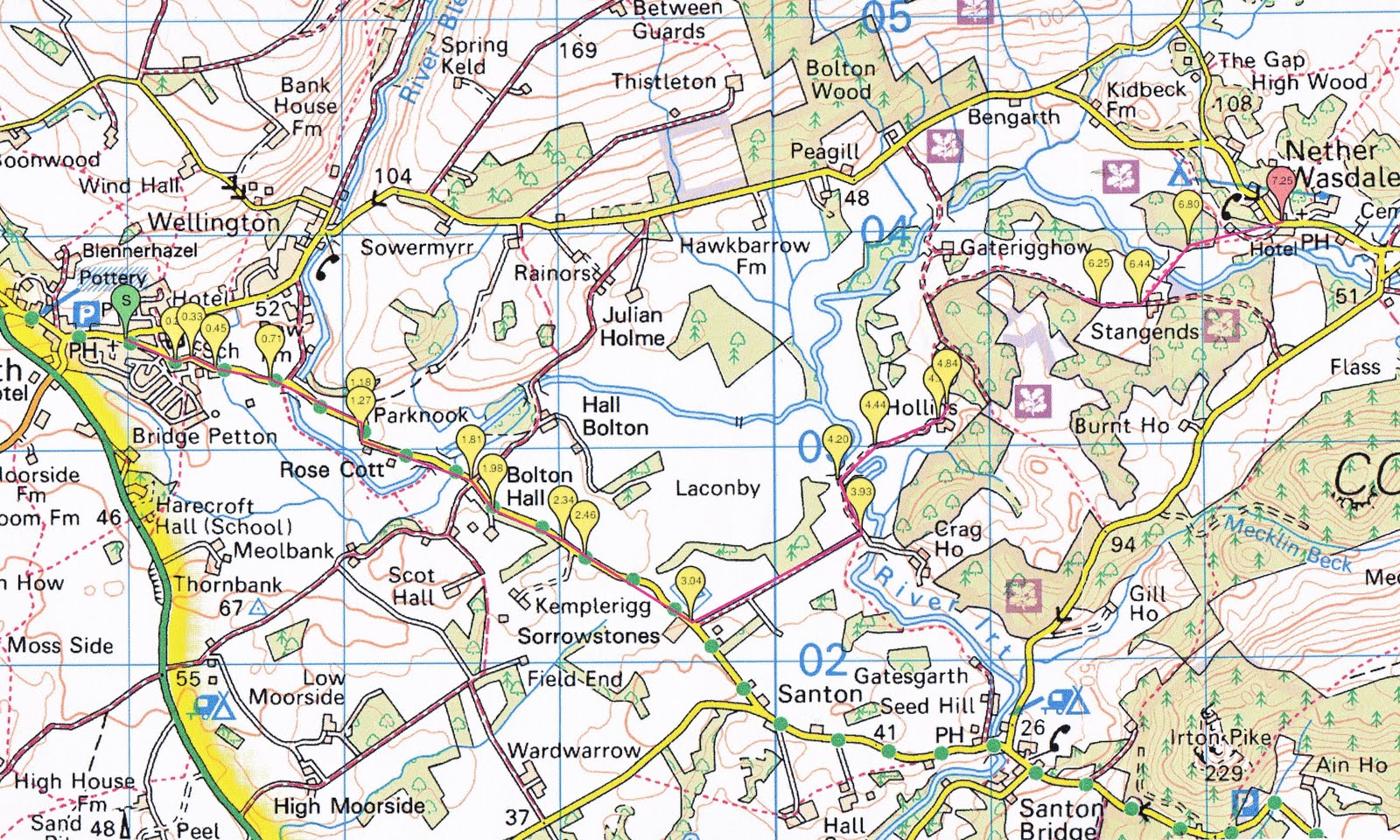 A Blog on the Landscape!: Gosforth to Nether Wasdale and return