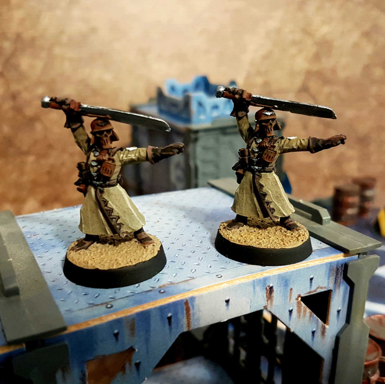 Imperial Guard Steel Legion Lieutenant 2 - Jade Gaming News