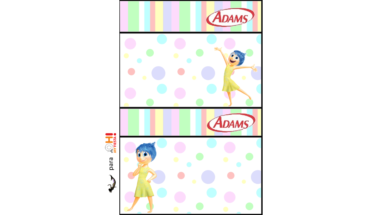 Inside Out: Free Printable Candy Bar Labels. - Oh My Fiesta! in english