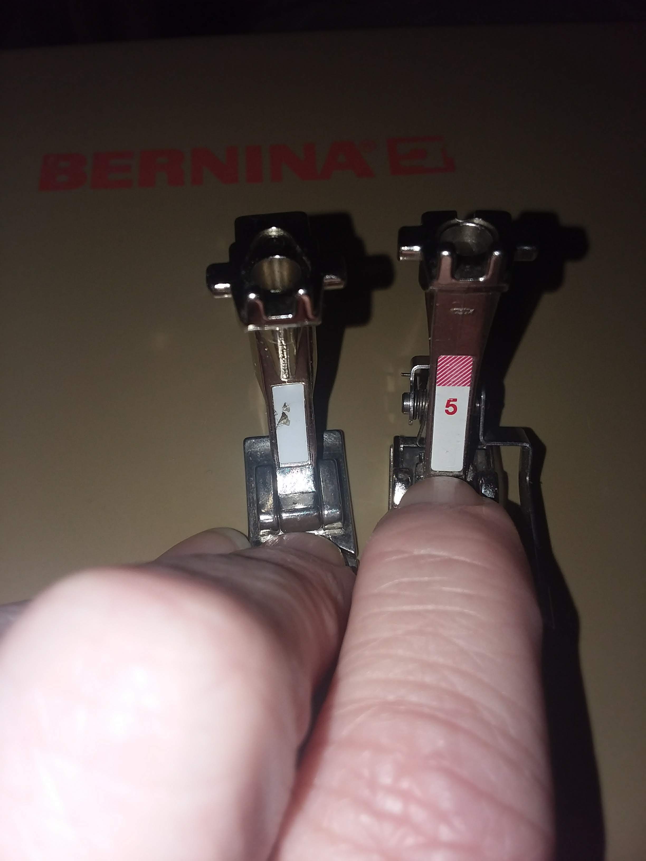 Bernina Sewing Machine Presser Feet & books (Unfinished)