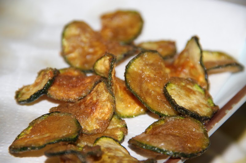 Godt og Sunt: Squash Chips fritert i ghee