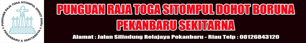 Sitompul Pekanbaru: Kata Sambutan Ketua Punguan Raja Toga Sitompul ...