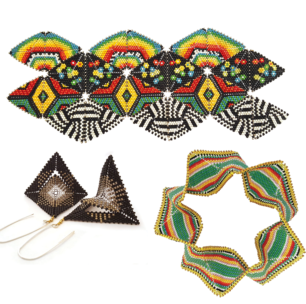 Contemporary Geometric Beadwork with Kim Van Antwerp - - Bedecked and ...