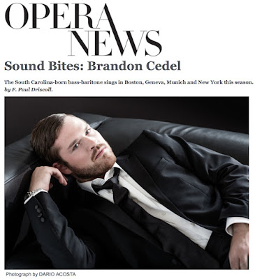 BARIHUNKS ®: Brandon Cedel featured in Opera News