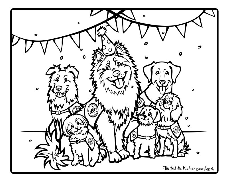 Lend A Paw: LAP Coloring Contest