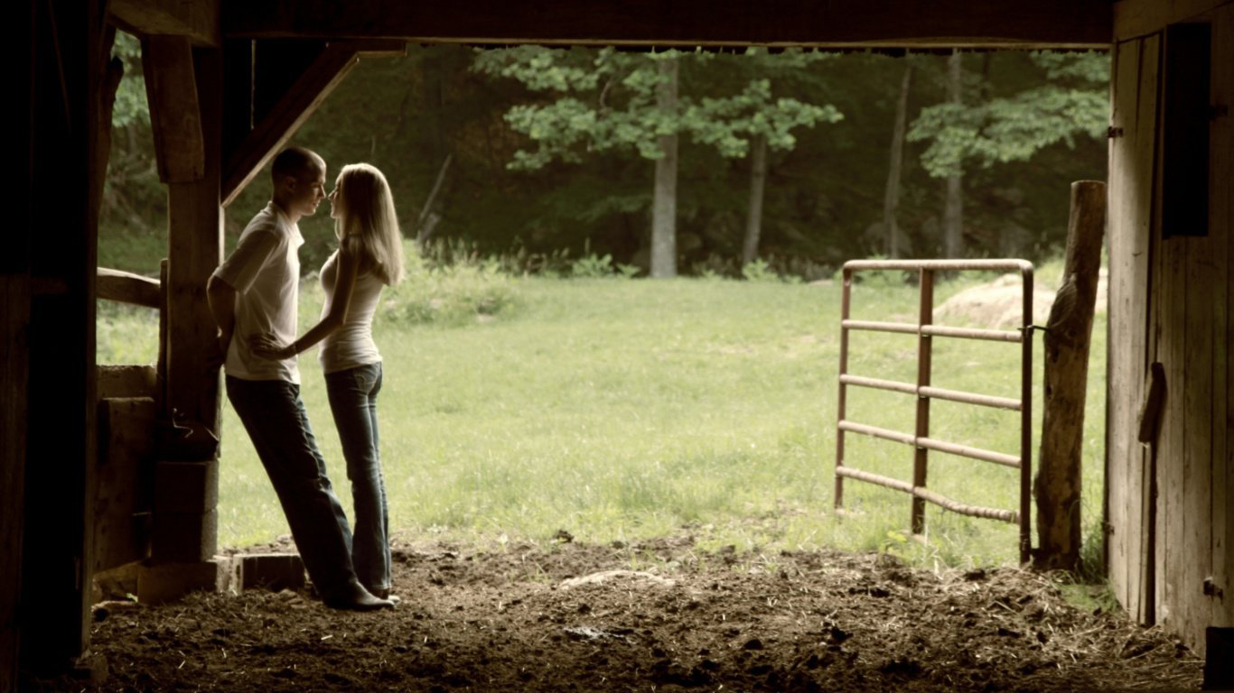 Loving Couple Alone In Stable HD Wallpaper | Best Love HD Wallpapers