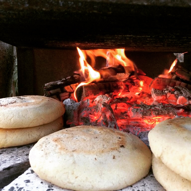Vida Bohemia: Arepas a la leña